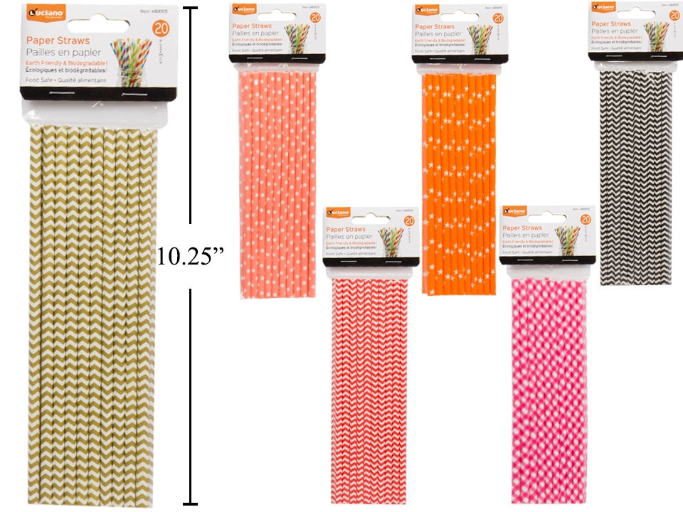 Paper Straws ~ 30 per pack - Mr FLY