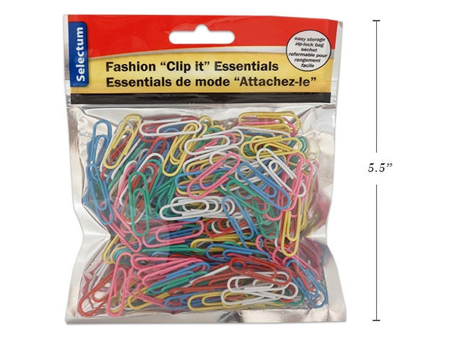 Selectum Colored Paper Clips - 28mm ~ 250 per pack - Mr FLY