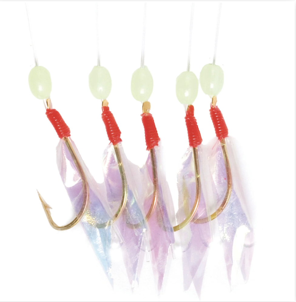 Eagle Claw Uretthane Aurora Wing Sabiki Rig ~ 5/string - Mr FLY